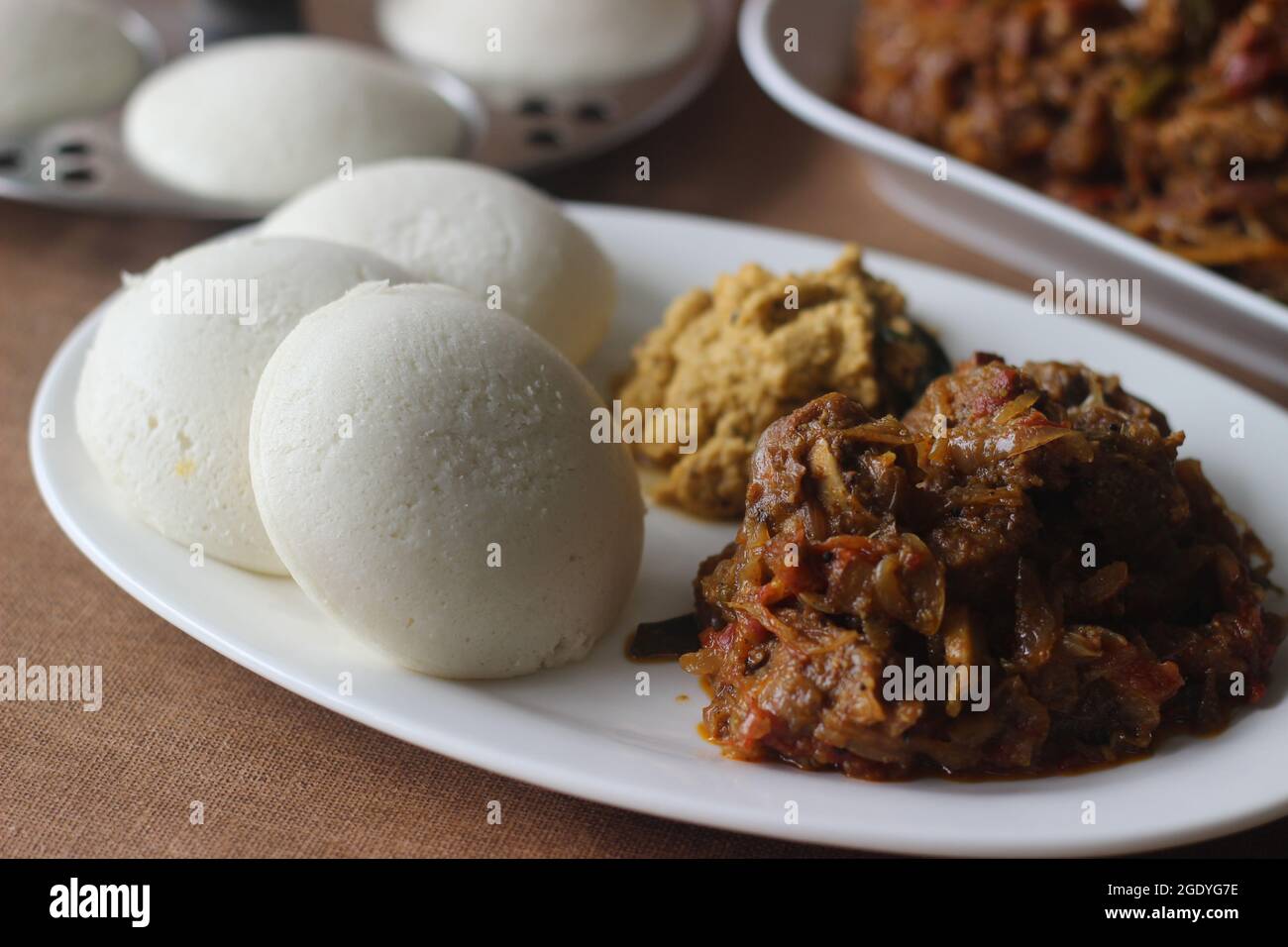 Steamed rice cake is popularly known as Idly in India is one of the ...