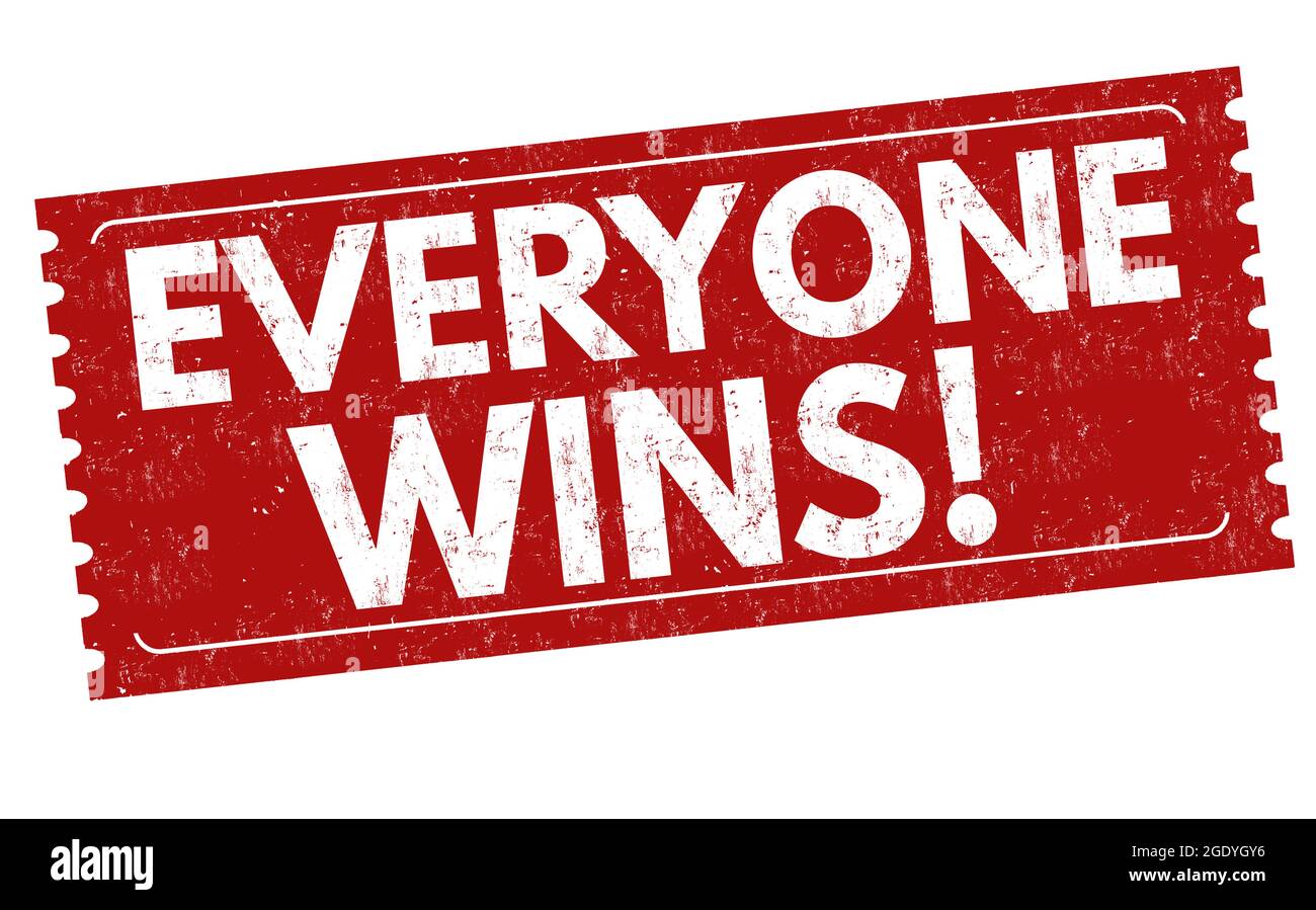 Win win win stamp hi-res stock photography and images - Alamy