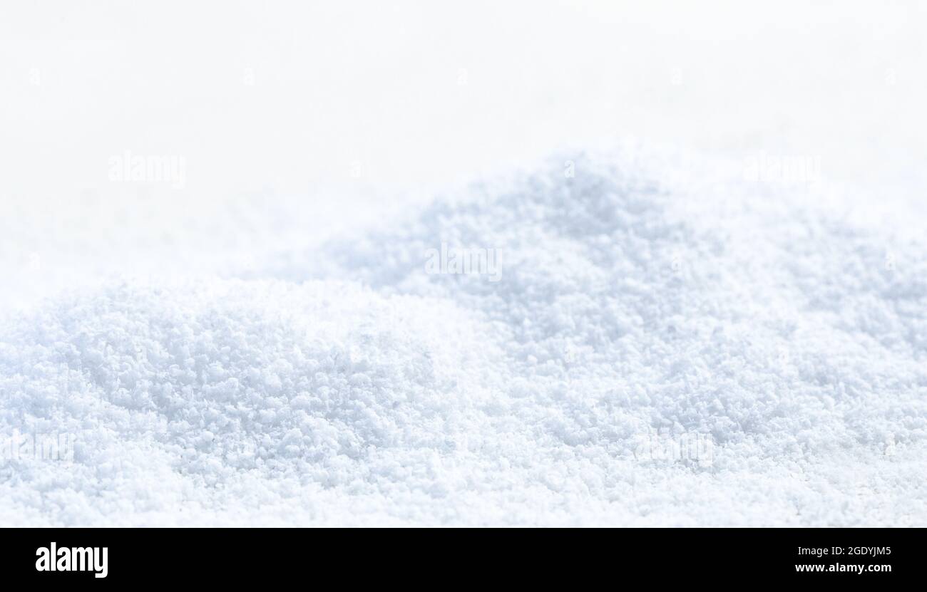 Snow, snowdrift on a white background Stock Photo - Alamy