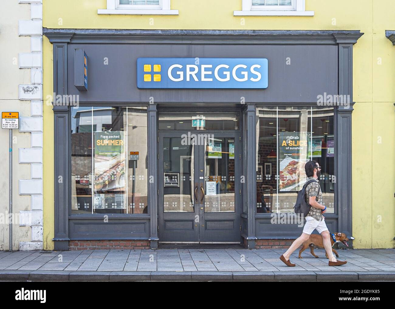 Shop signs logos greggs hi-res stock photography and images - Alamy