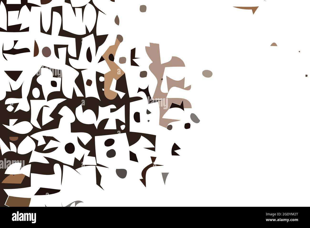 Brown and white background. Abstract vector. Modern geometric design ...