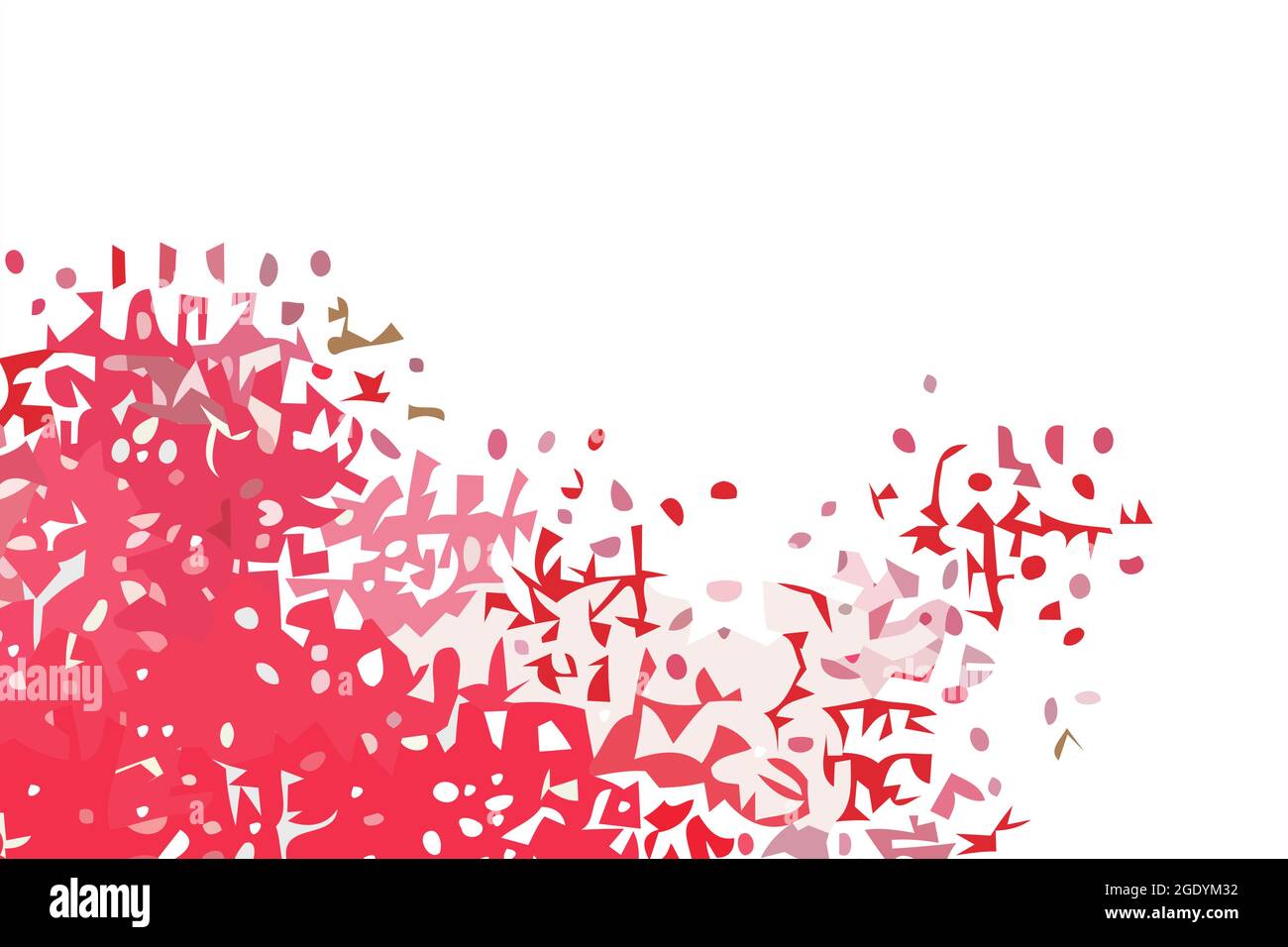 Red and white dynamic background. Abstract vector. Modern geometric ...