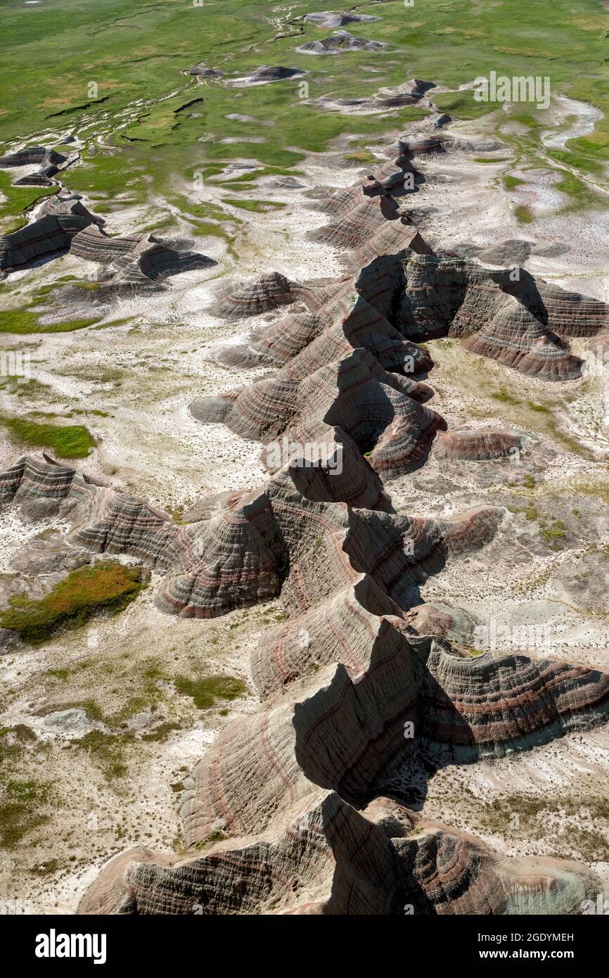 Aerial of badlands hi-res stock photography and images - Alamy