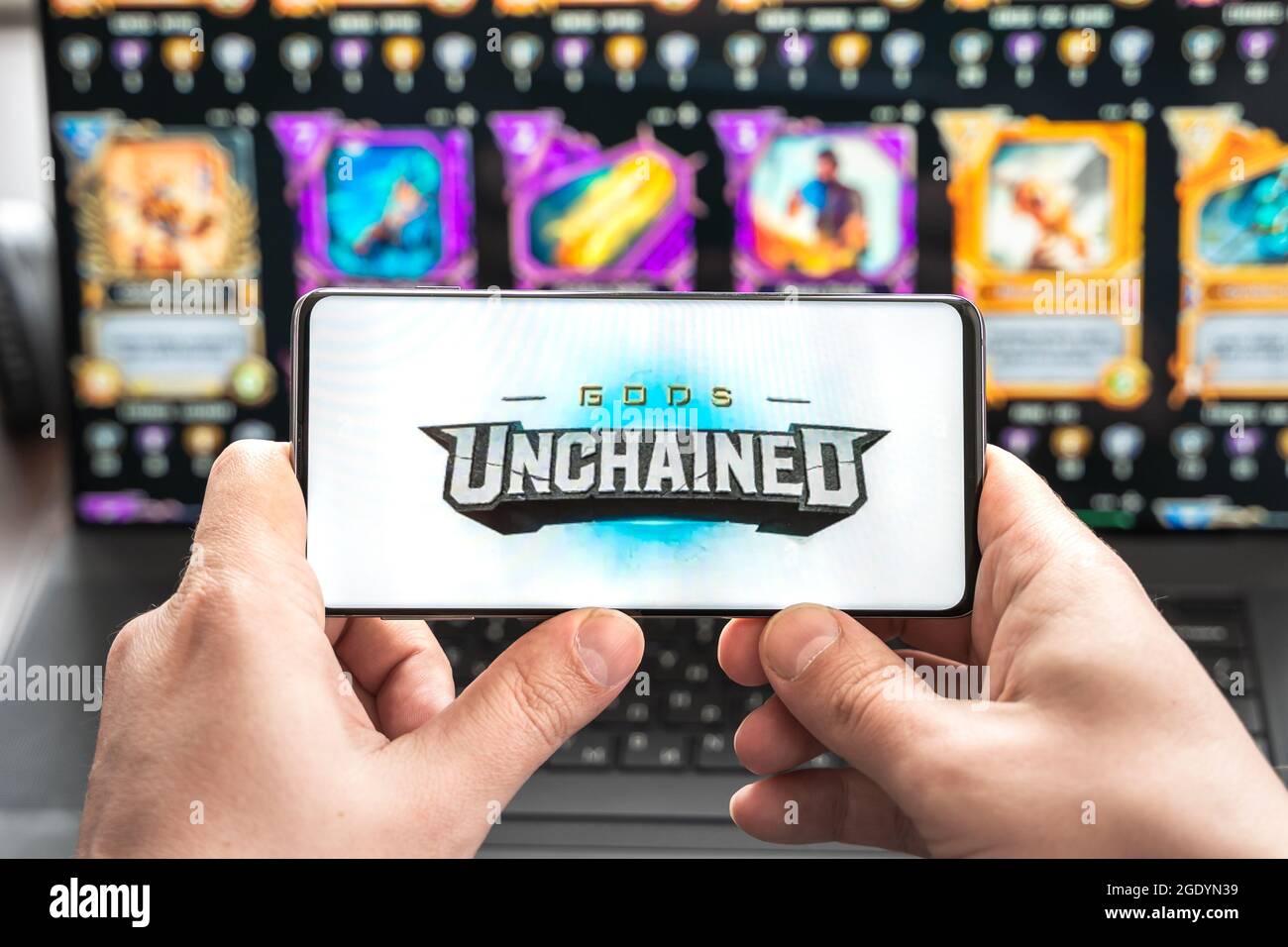 Russia Moscow 30.05.2021.Logo, screenshot of blockchain nft ethereum ...