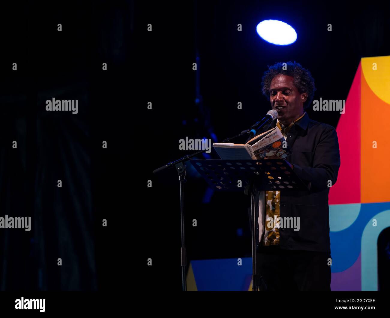Poet Lemn Sissay reads from his book 'My Name is Why?' at Fringe -by ...
