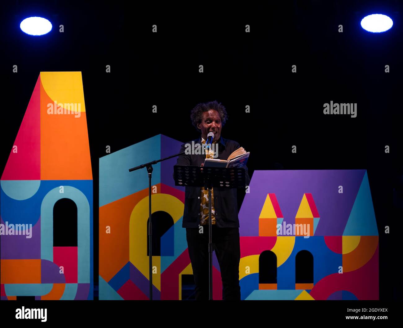 Poet Lemn Sissay reads from his book 'My Name is Why?' at Fringe -by ...