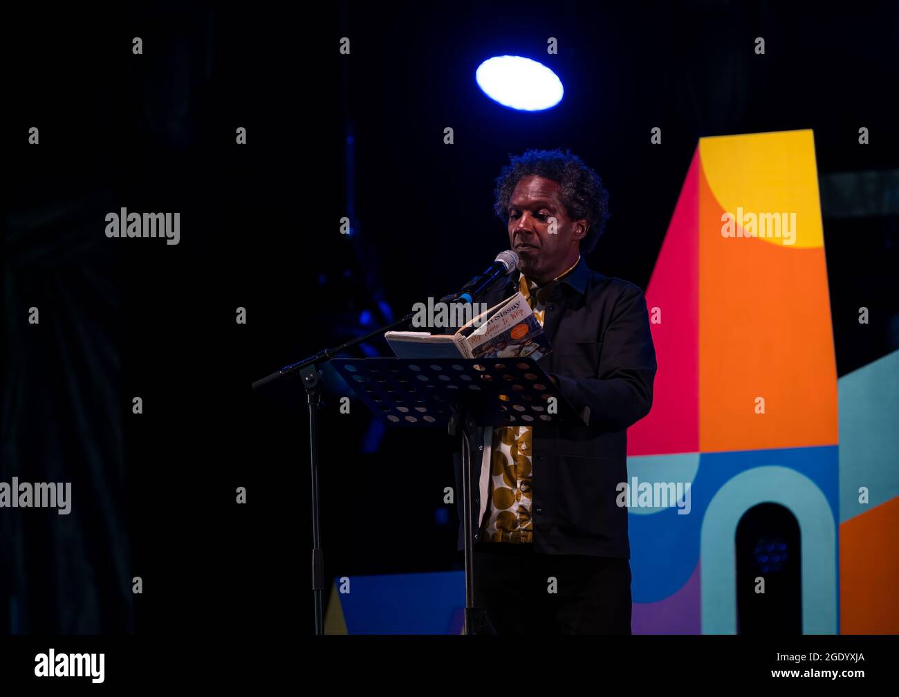 Poet Lemn Sissay reads from his book 'My Name is Why?' at Fringe -by ...