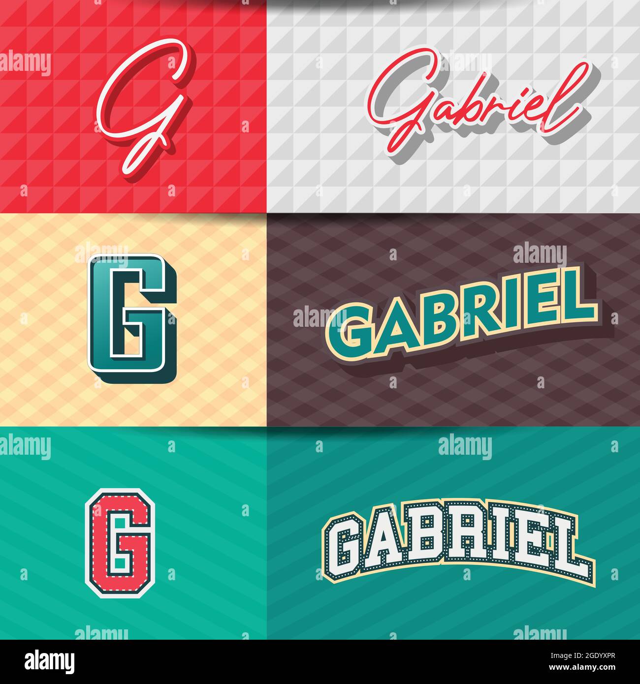 Family g Stock Vector Images - Alamy