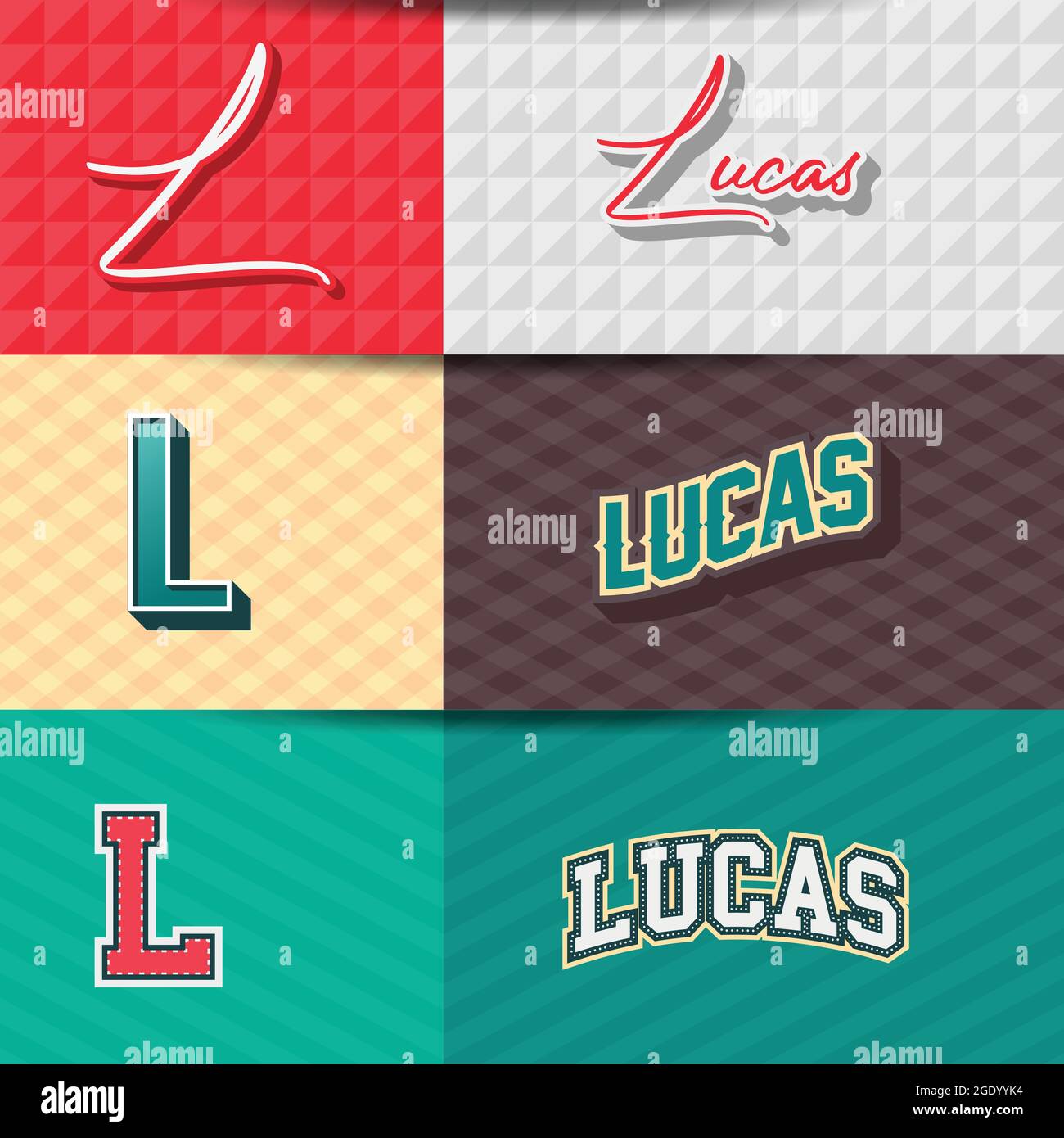 Lucas girls Stock Vector Images - Alamy