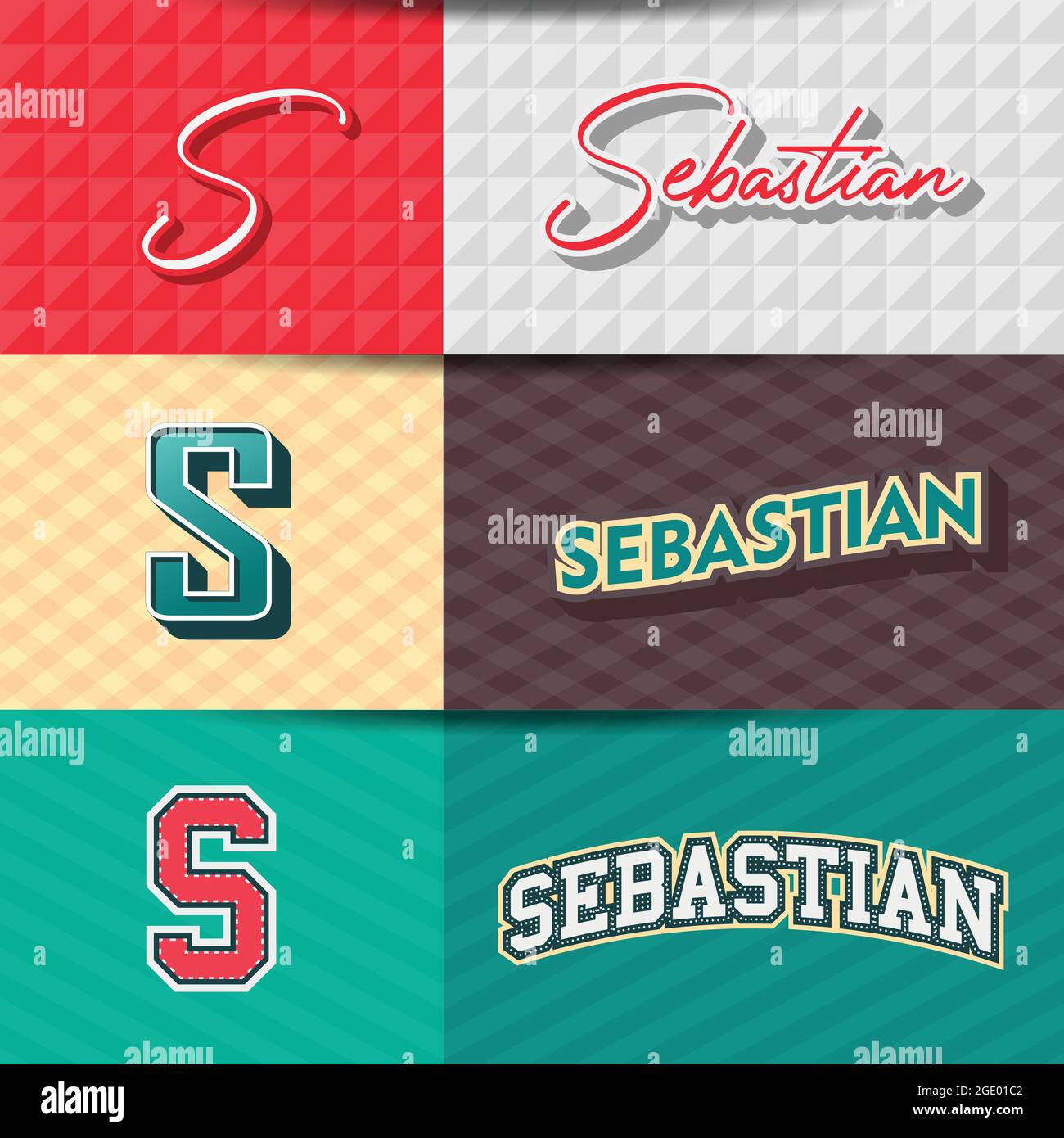 Sebastian family Stock Vector Images - Alamy