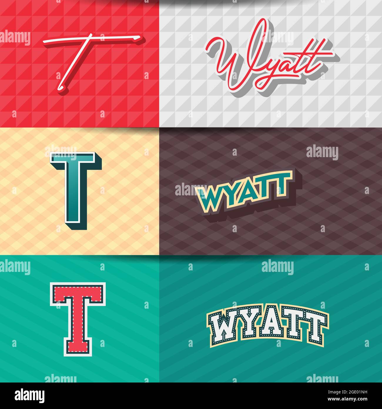 Wyatt family Stock Vector Images - Alamy