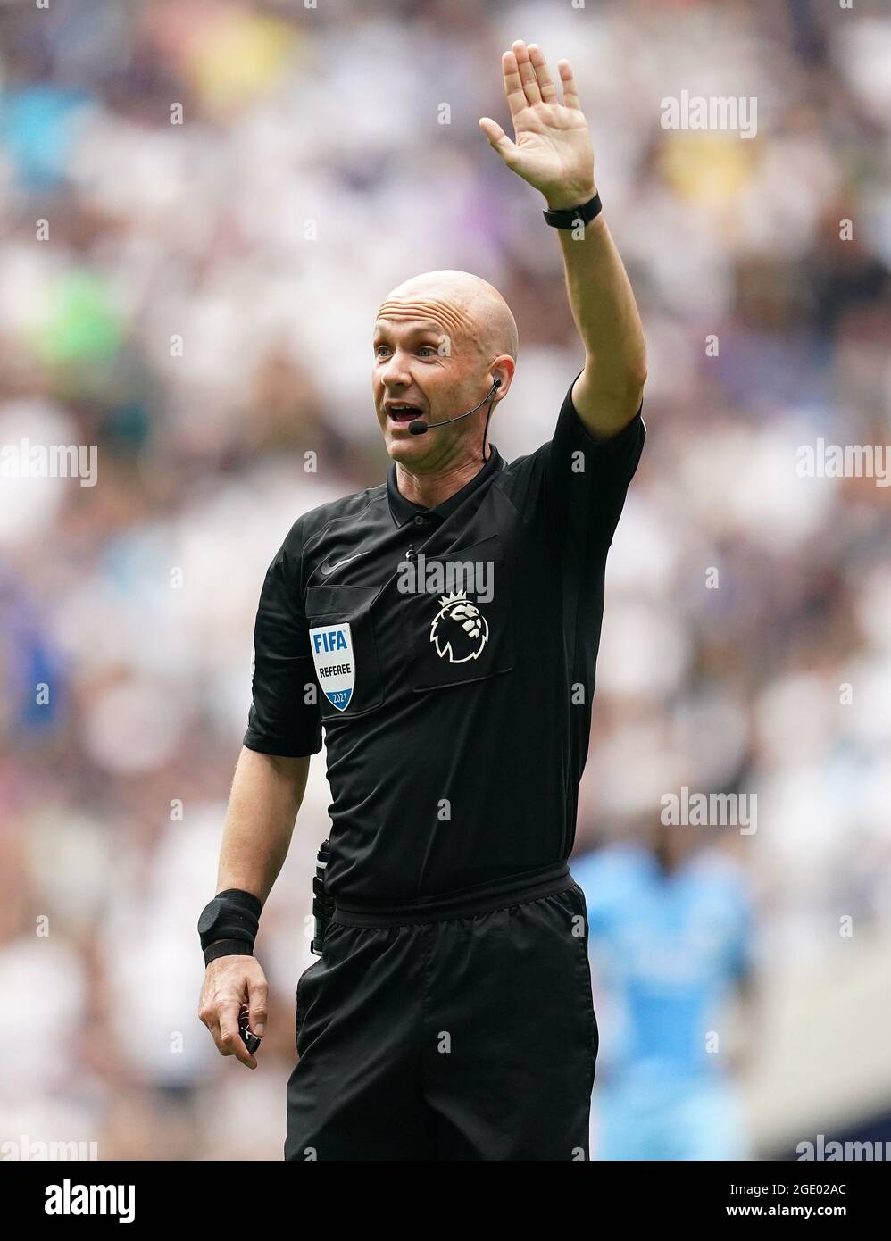 Referee Anthony Taylor during the Premier League match at the Tottenham ...