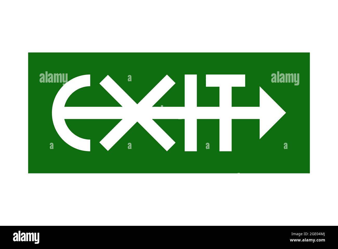 Emergency exit door symbols Stock Vector Images - Alamy