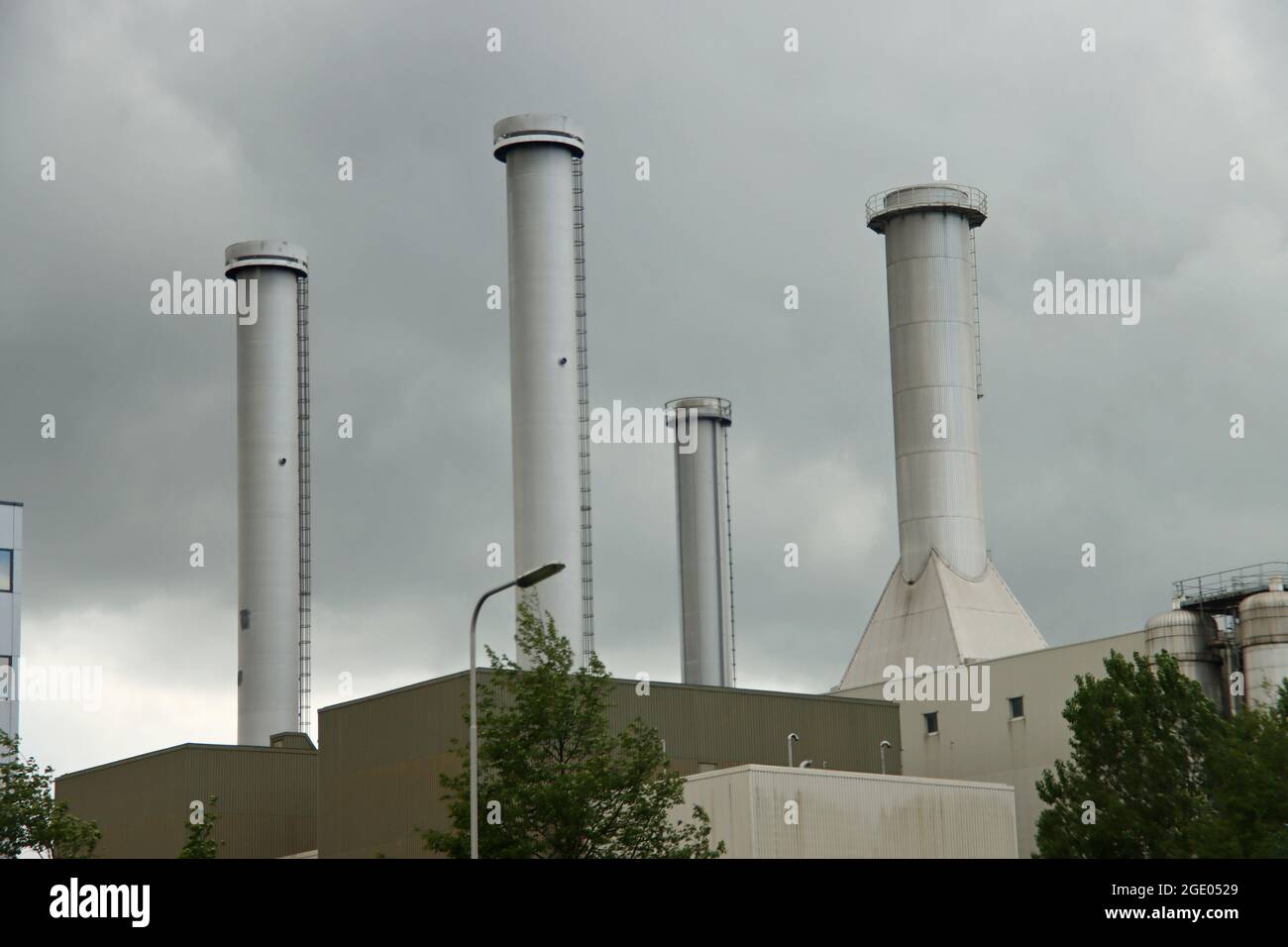 heat power plant on the outskirts of Rotterdam from Uniper in the ...