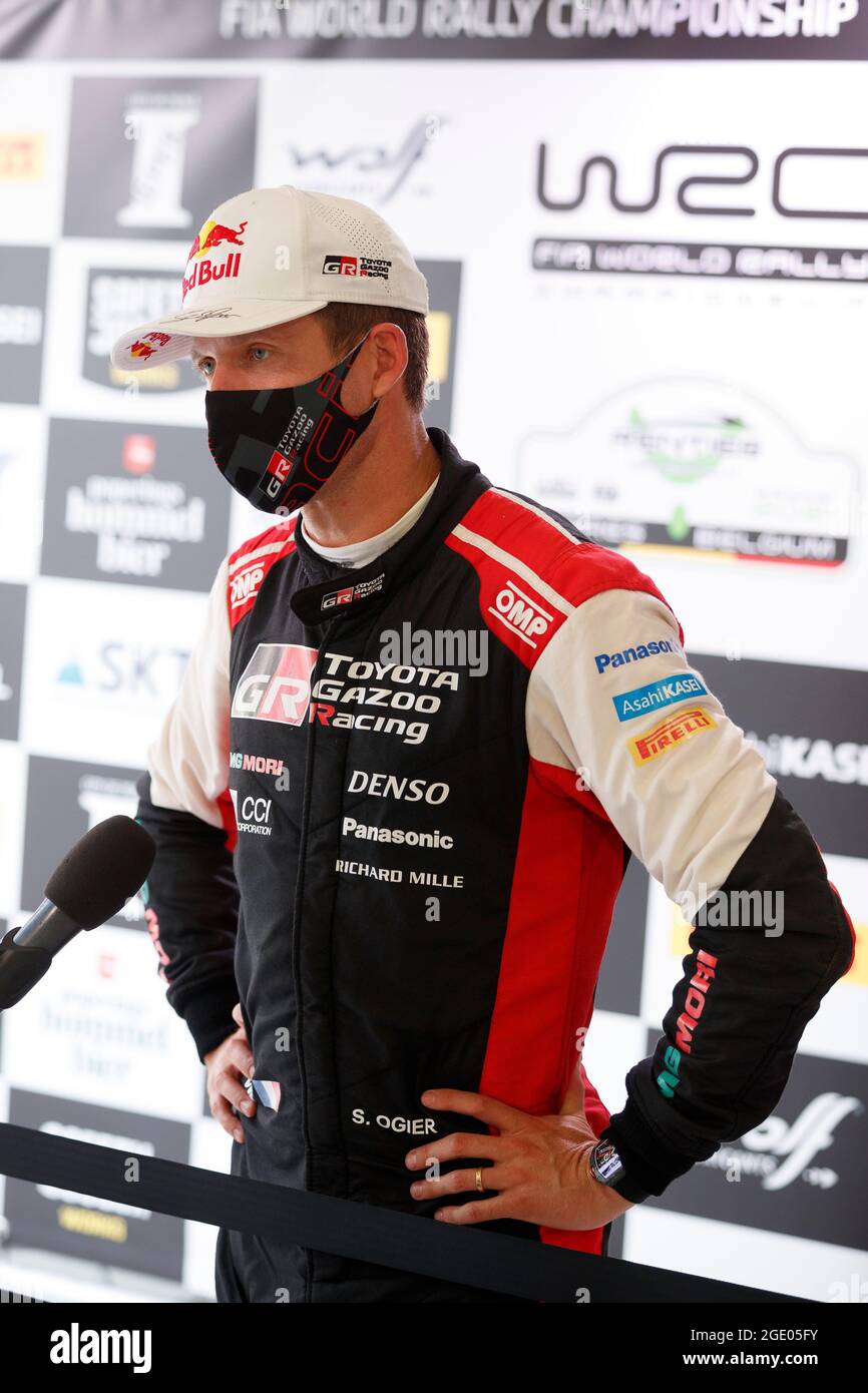 Ogier Sebastien Fra Toyota Yaris Wrc Portrait During The 2021 Ypres