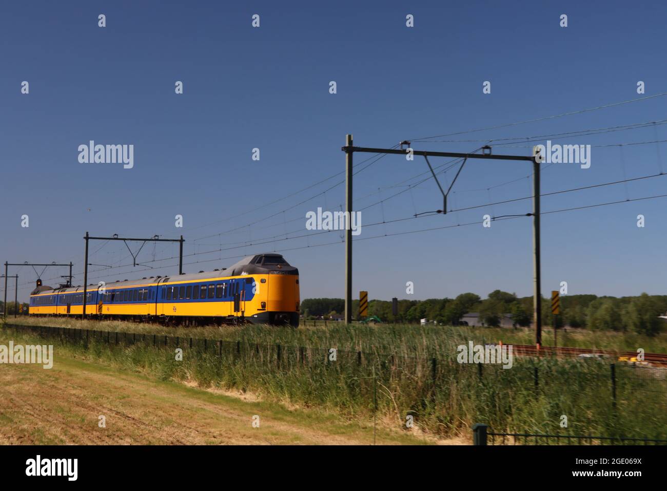 ICM Koploper intercity train between Rotterdam and Gouda in the ...