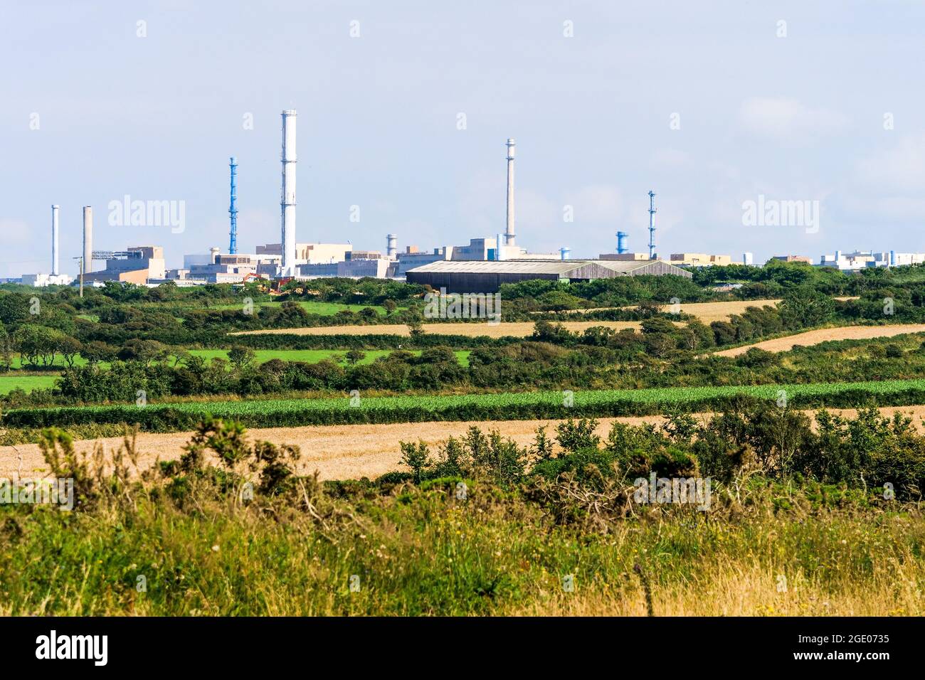 La Hague Nuclear waste reprocessing plant, Beaumont-Hague, Manche ...