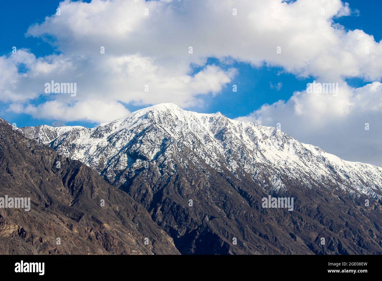 The Hunza mountainous valley in the autonomous Gilgit-Baltistan region ...