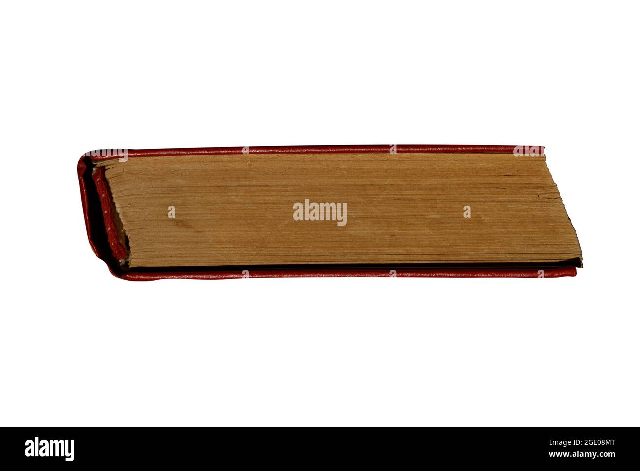 paper book side view is isolated on a white background. High quality ...