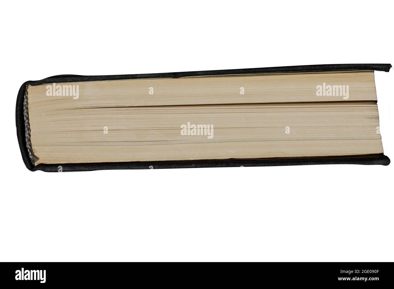 paper book side view is isolated on a white background. High quality ...