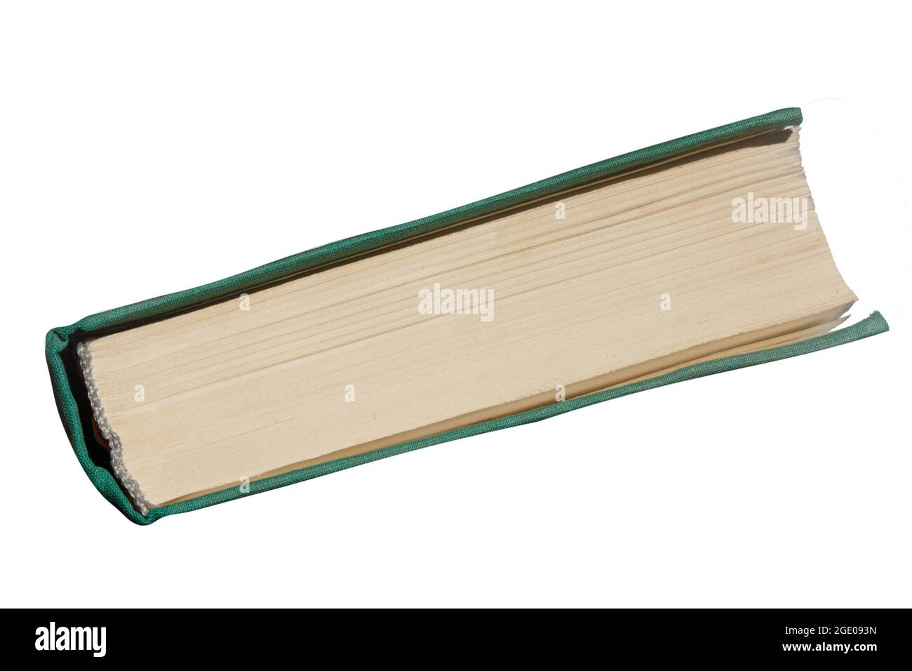 paper book side view is isolated on a white background. High quality ...