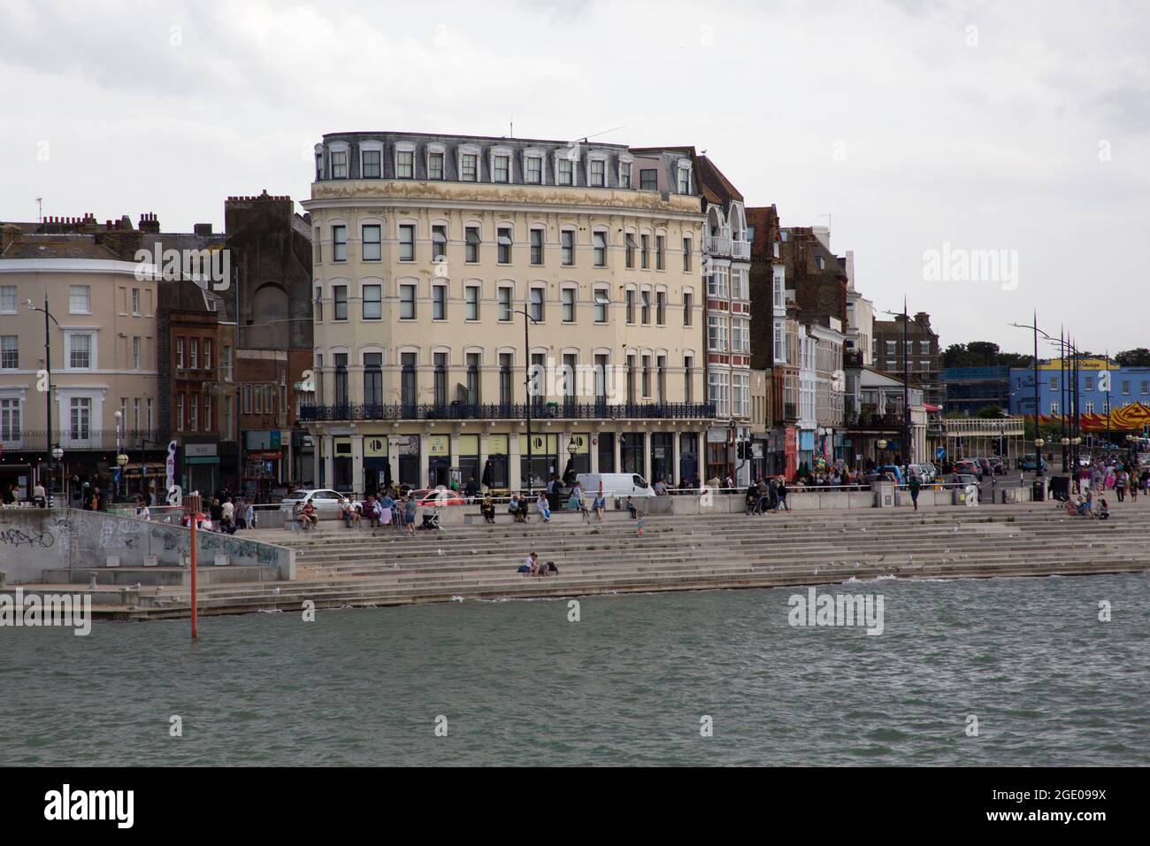 Margate seafront seen from the pier, Kent England UK Stock Photo - Alamy