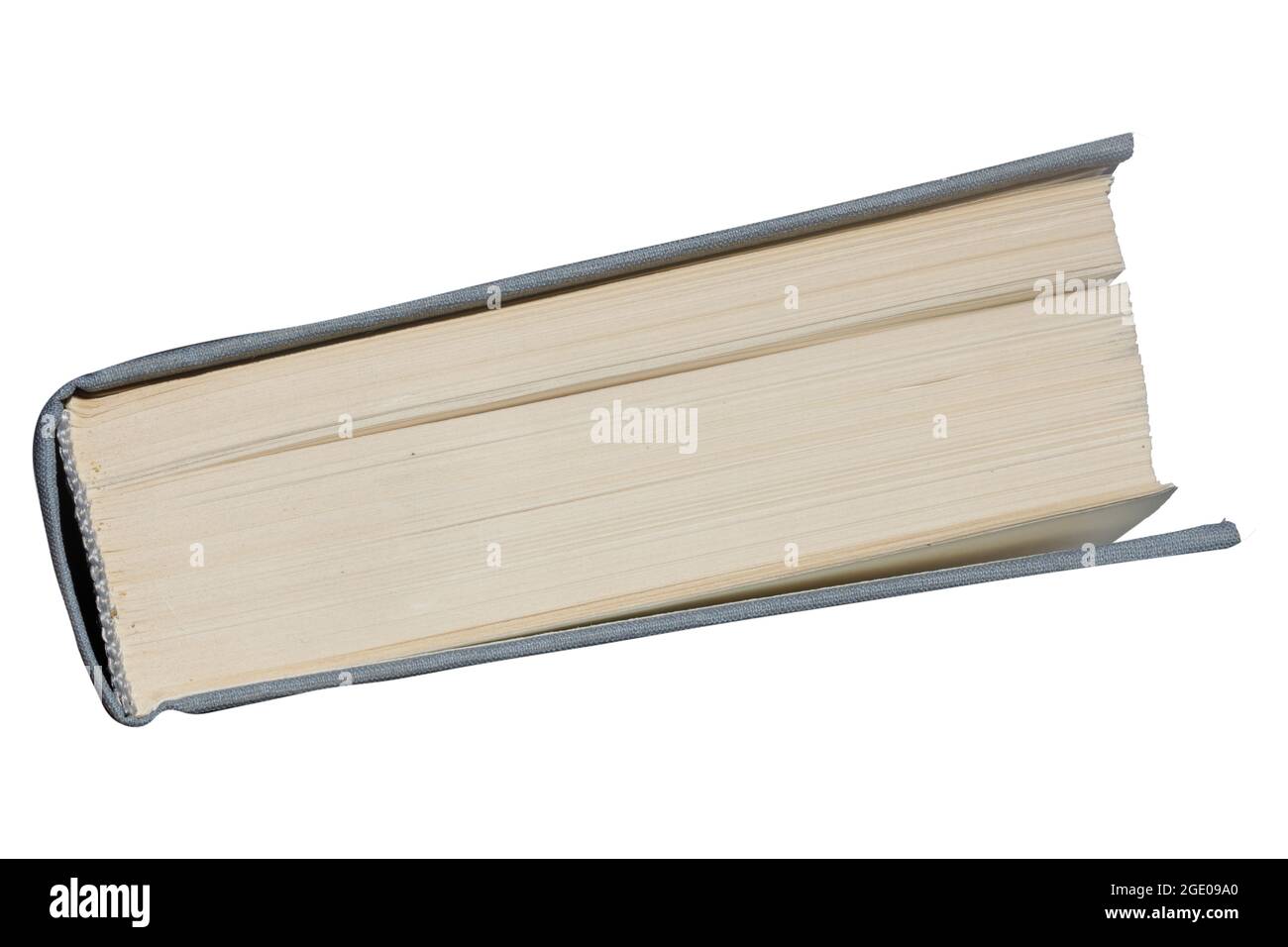 paper book side view is isolated on a white background. High quality ...