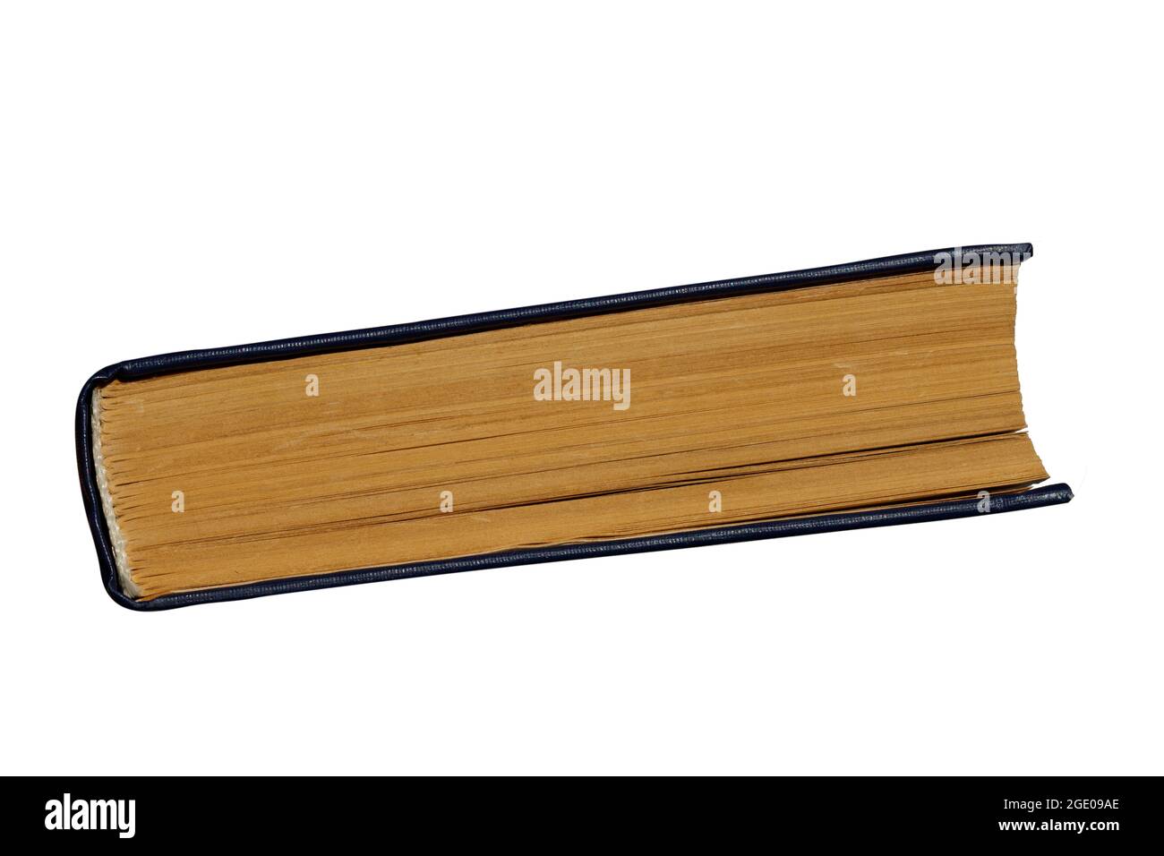 paper book side view is isolated on a white background. High quality ...