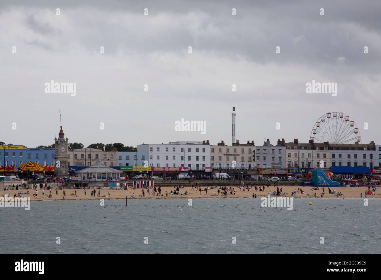Margate seafront seen from the pier, Kent England UK Stock Photo - Alamy