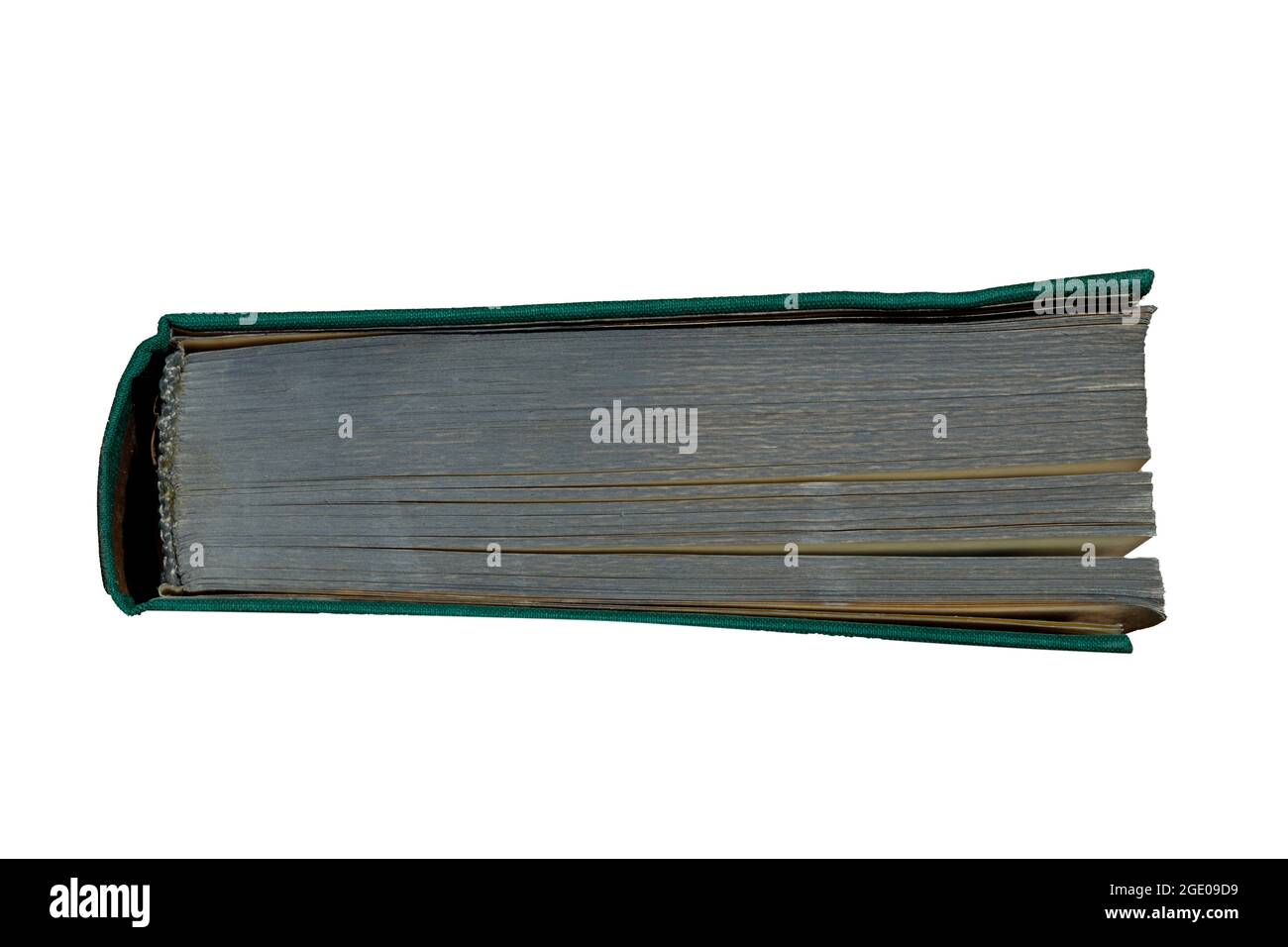 Side view open old book Cut Out Stock Images & Pictures - Alamy