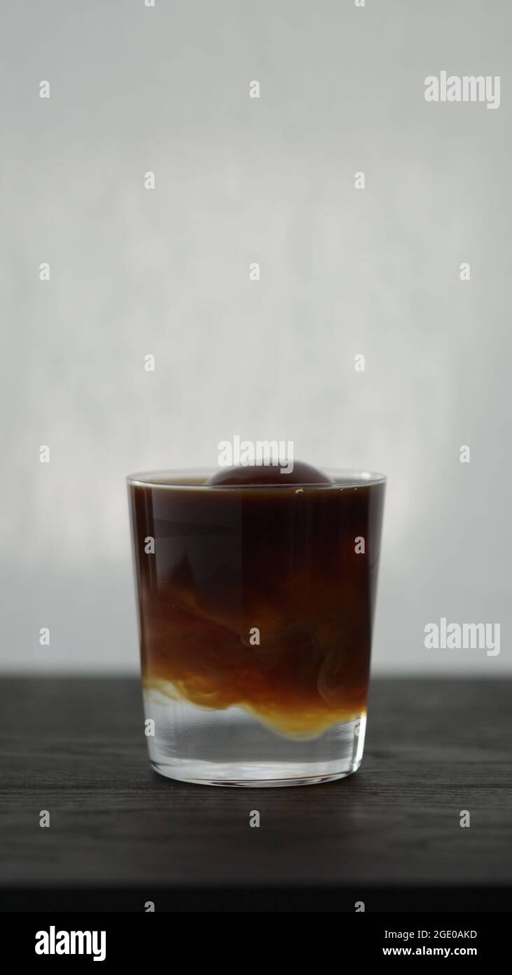 Espresso over ice ball hi-res stock photography and images - Alamy