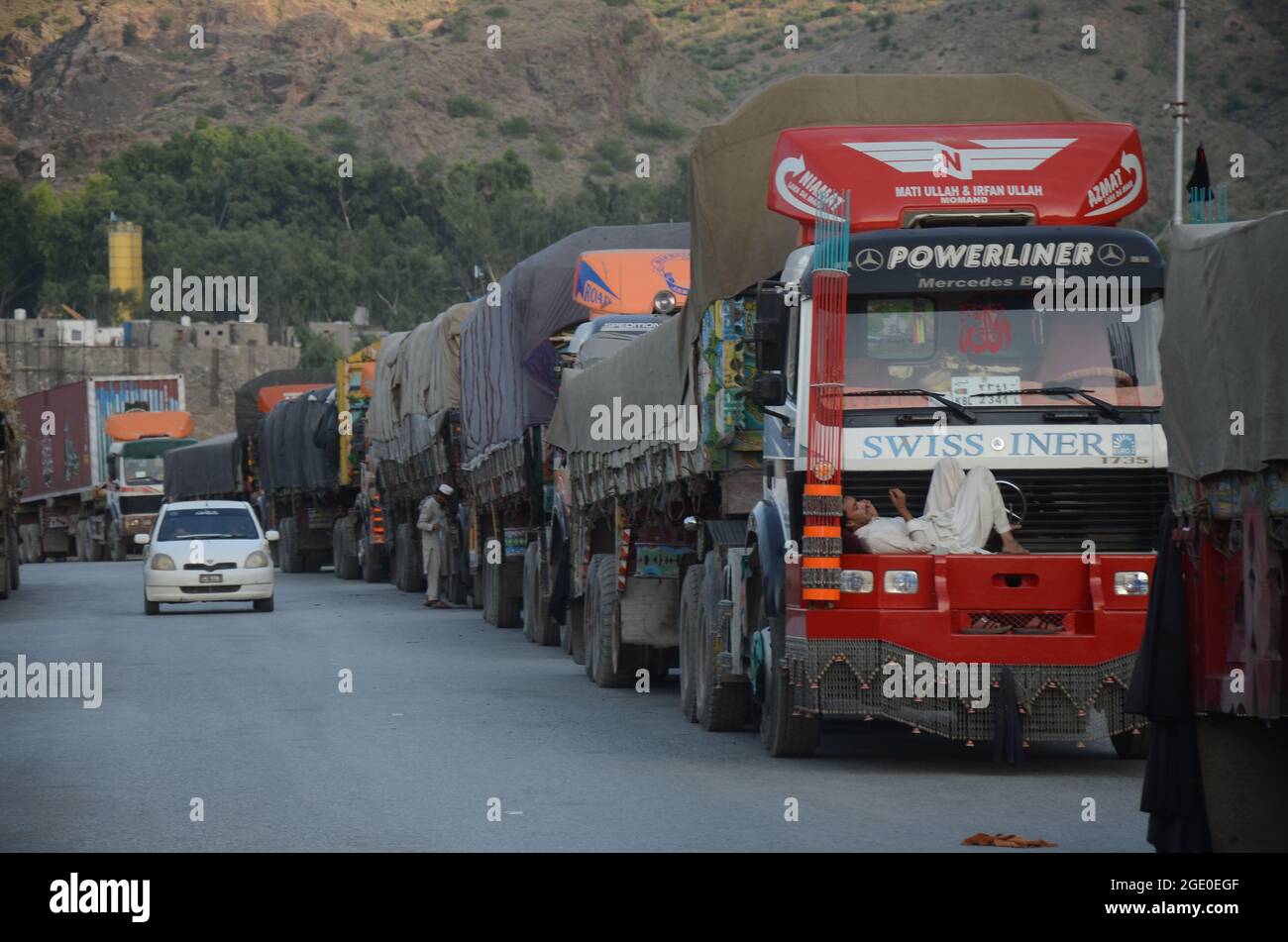 Peshawar, Pakistan. 15th Aug, 2021. The border crossing between ...