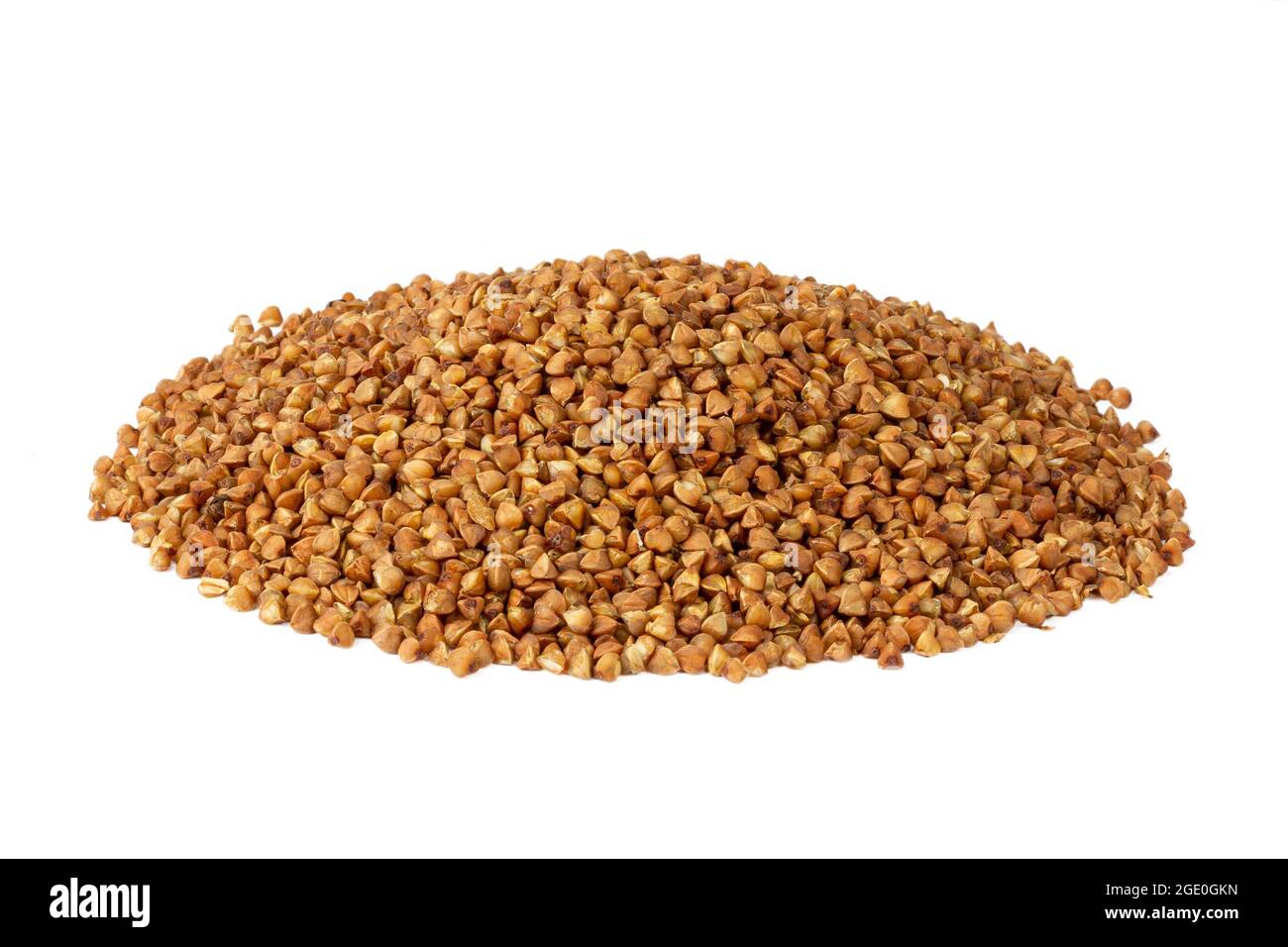 Buckwheat on a white background. Isolated buckwheat Stock Photo - Alamy