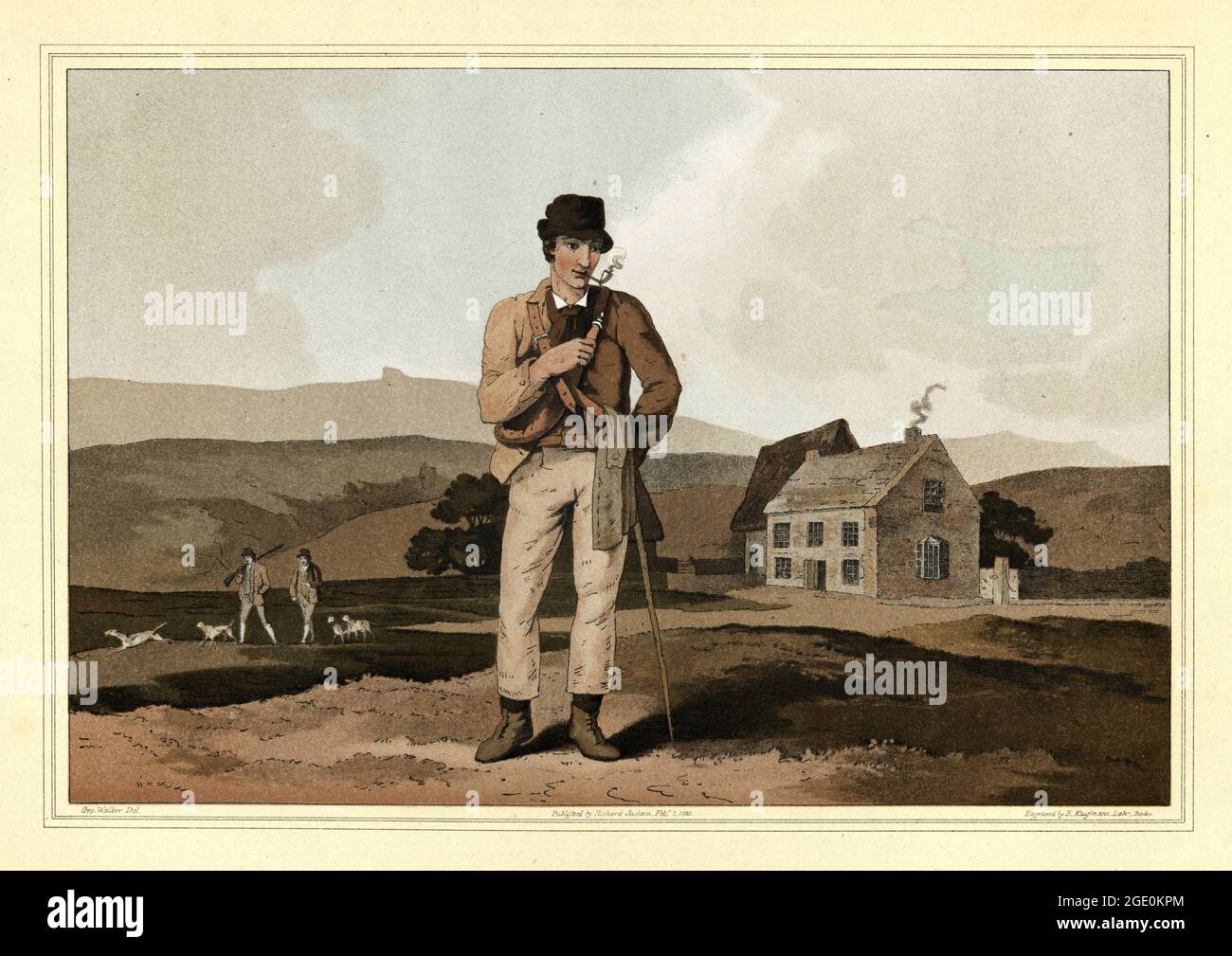 The Costume of Yorkshire by George Walker, Moor Guide, early 19th ...