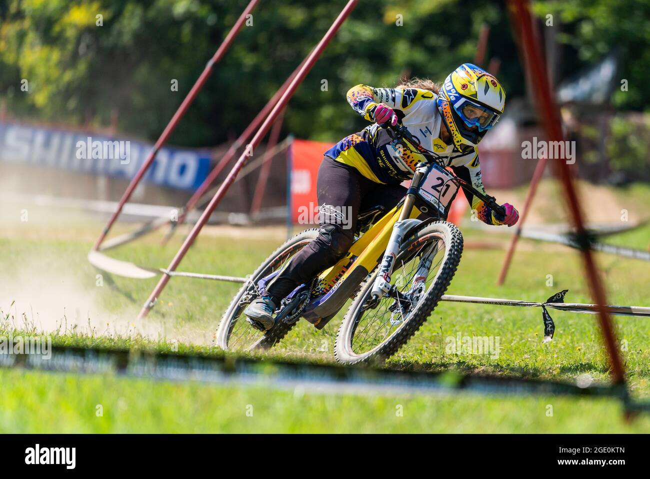 Noga KOREM of Israel during the 2021 Mountain Bike World Cup on August ...