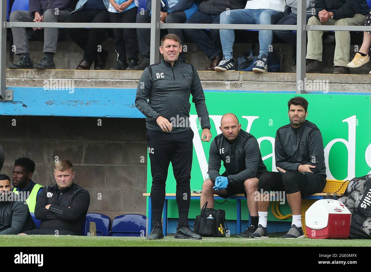 BARROW IN FURNESS, UK. AUGUST 14TH Hartlepool United manager Dave ...