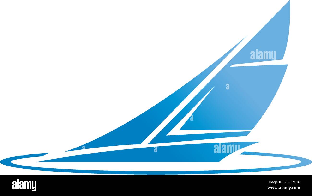 Sailboat logo icon design vector illustration template Stock Vector ...