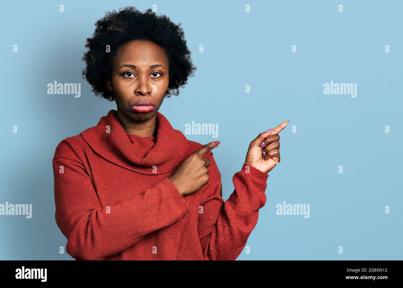 Angry Black Woman Pointing