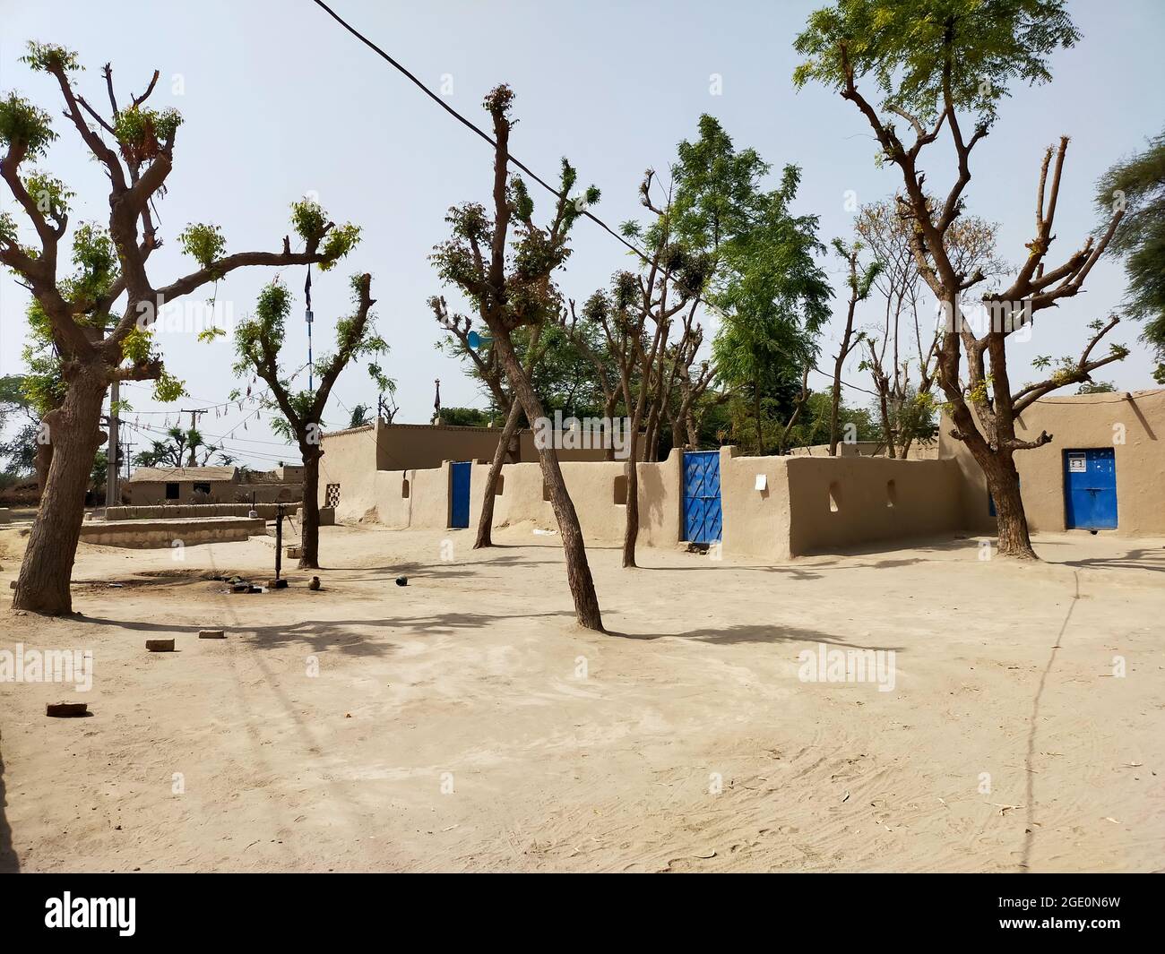 PANO AQIL, PAKISTAN - Mar 16, 2021: The Pano Aqil village in Sindh ...