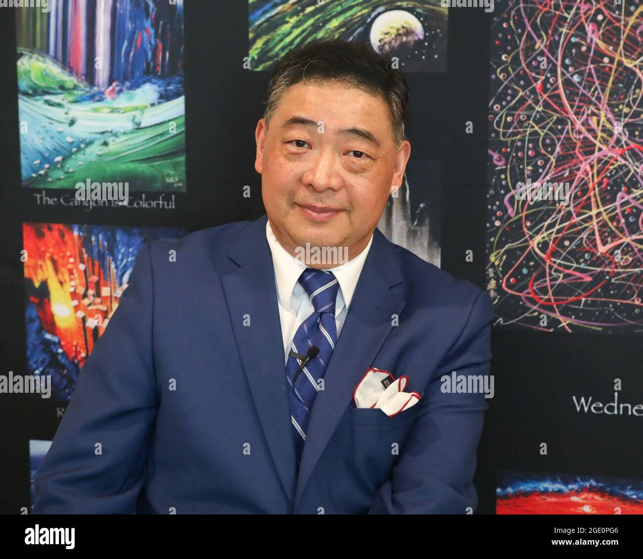 Los Angeles, California, USA. 13th August 2021. TV host Joey Zhou ...