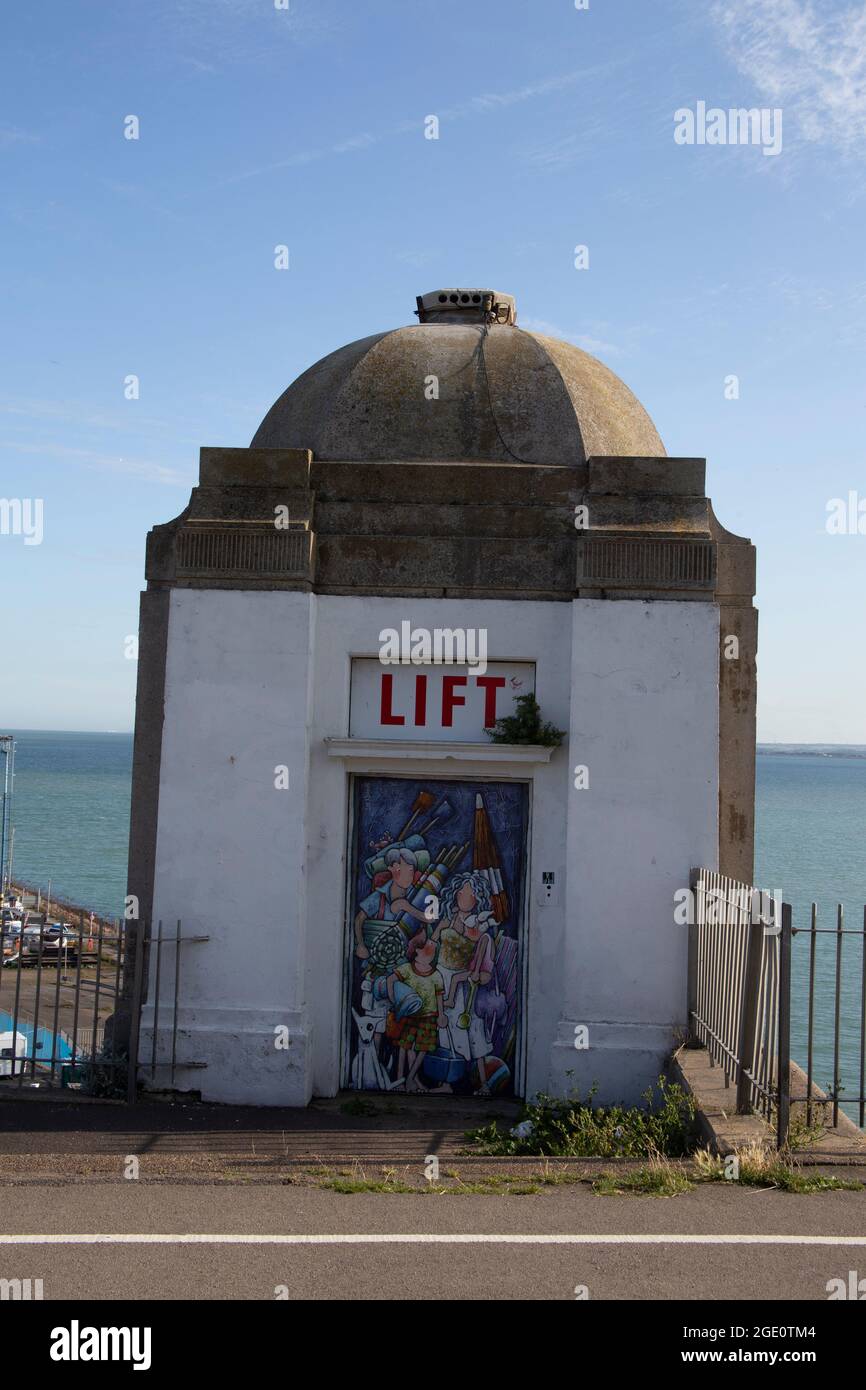 Lift from Western Undercliff to Royal Esplanade, Ramsgate, Kent ...