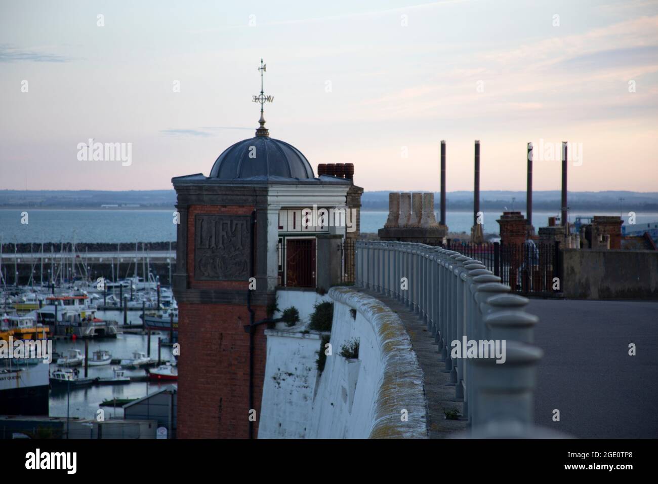 The East Cliff lift in Ramsgate - and Edwardian beach lift - Kent ...