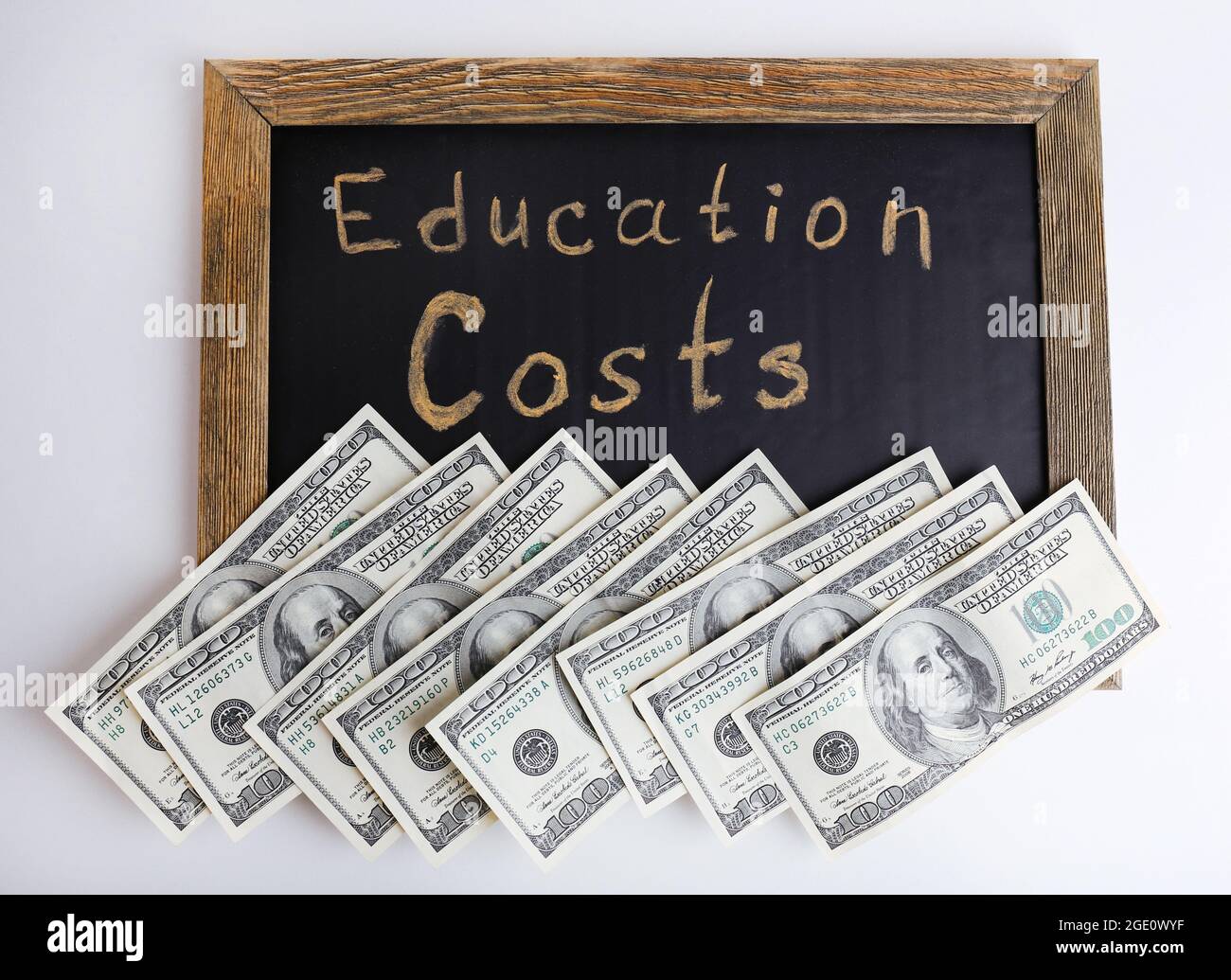 Education costs concept Stock Photo - Alamy
