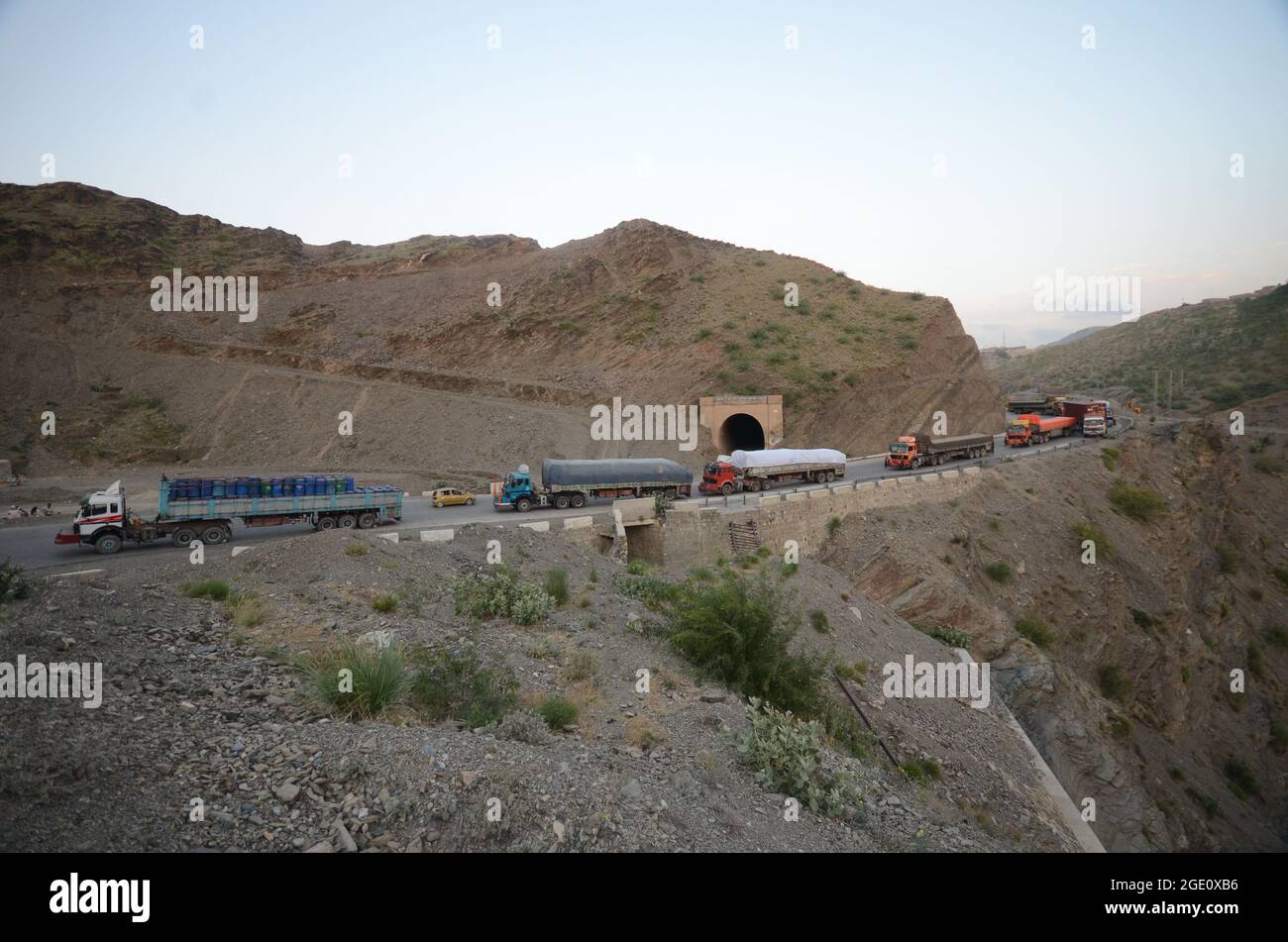 Peshawar, Pakistan. 15th Aug, 2021. The border crossing between ...