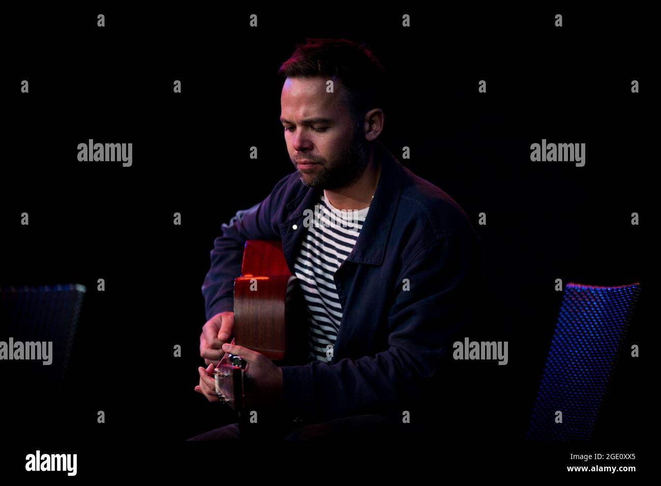 Edinburgh, Scotland. Sun 15 August 2021. Scottish musician Jamie ...