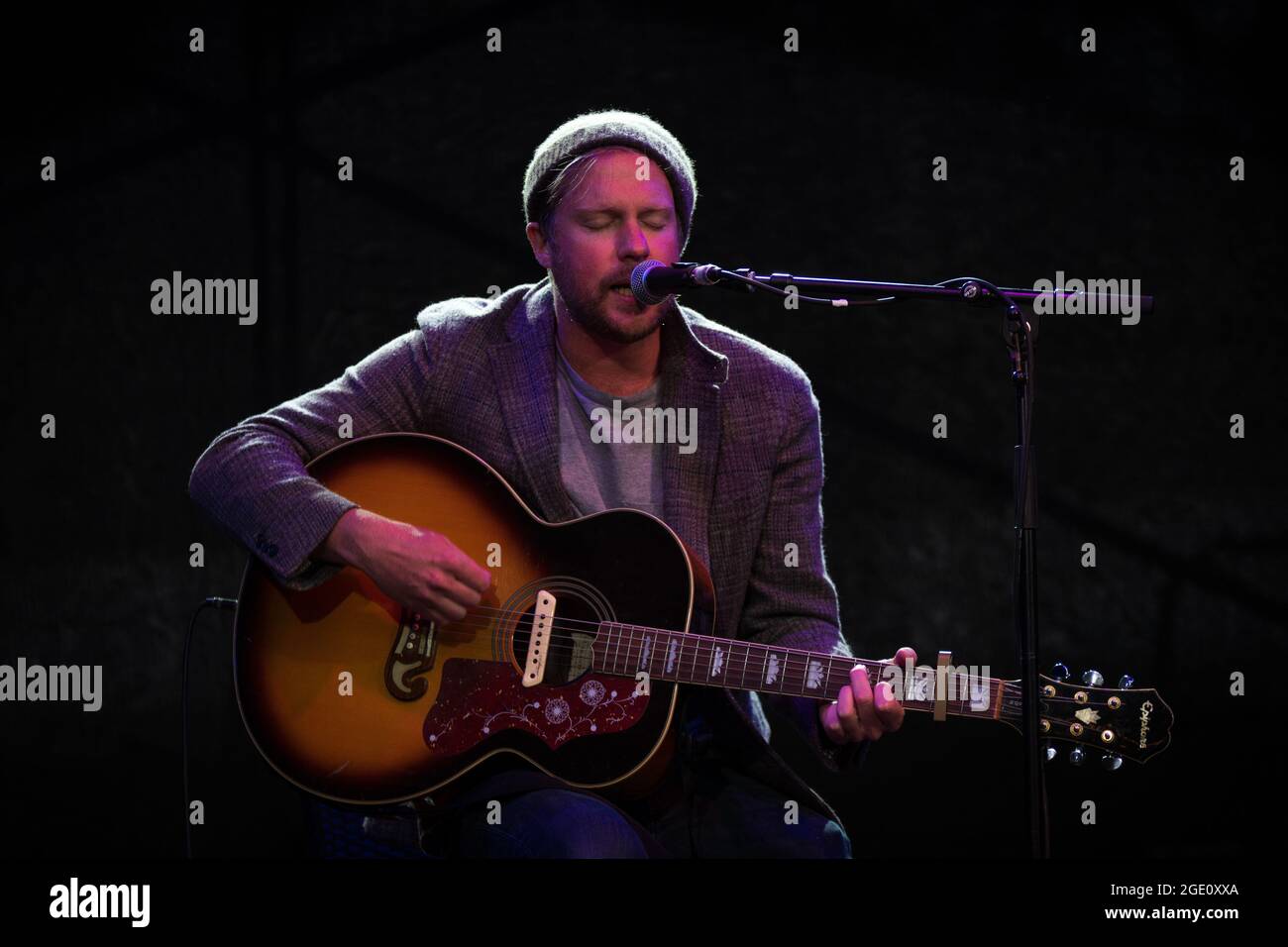 Edinburgh, Scotland. Sun 15 August 2021. Scottish musician Jamie ...