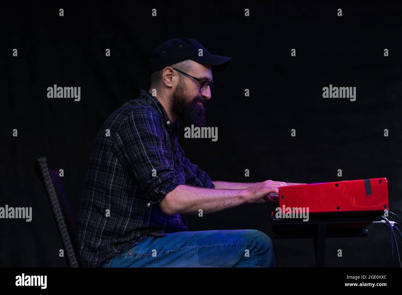 Edinburgh, Scotland. Sun 15 August 2021. Scottish musician Jamie ...