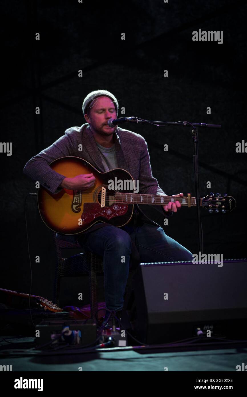 Edinburgh, Scotland. Sun 15 August 2021. Scottish musician Jamie ...