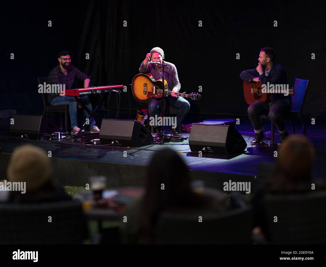 Edinburgh, Scotland. Sun 15 August 2021. Scottish musician Jamie ...