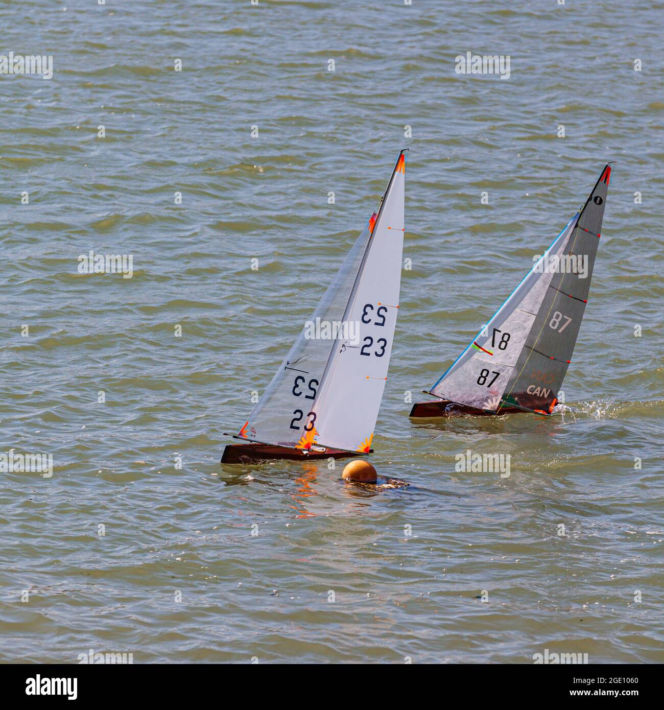 Sailing boat race buoy hi-res stock photography and images - Alamy